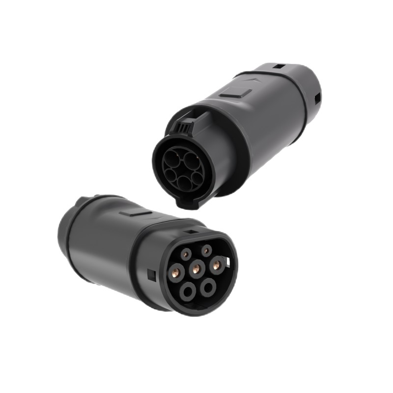 Type 1 to Type 2 7.2kW AC Charging Adapter, Compatible with Multiple ...